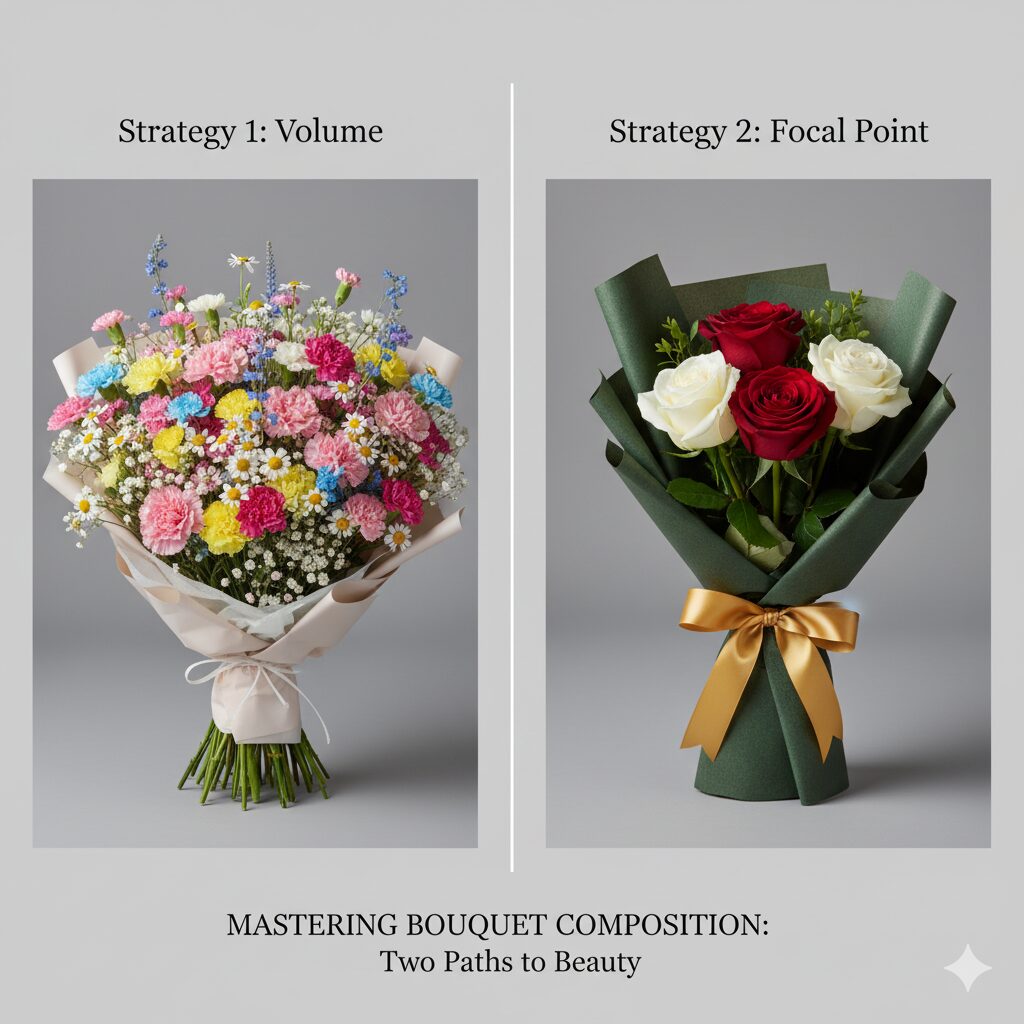 【元百貨店員が解説】3000円の花束はどのくらい？予算内で最高に見せるプロの注文術 Premium Gift Compass